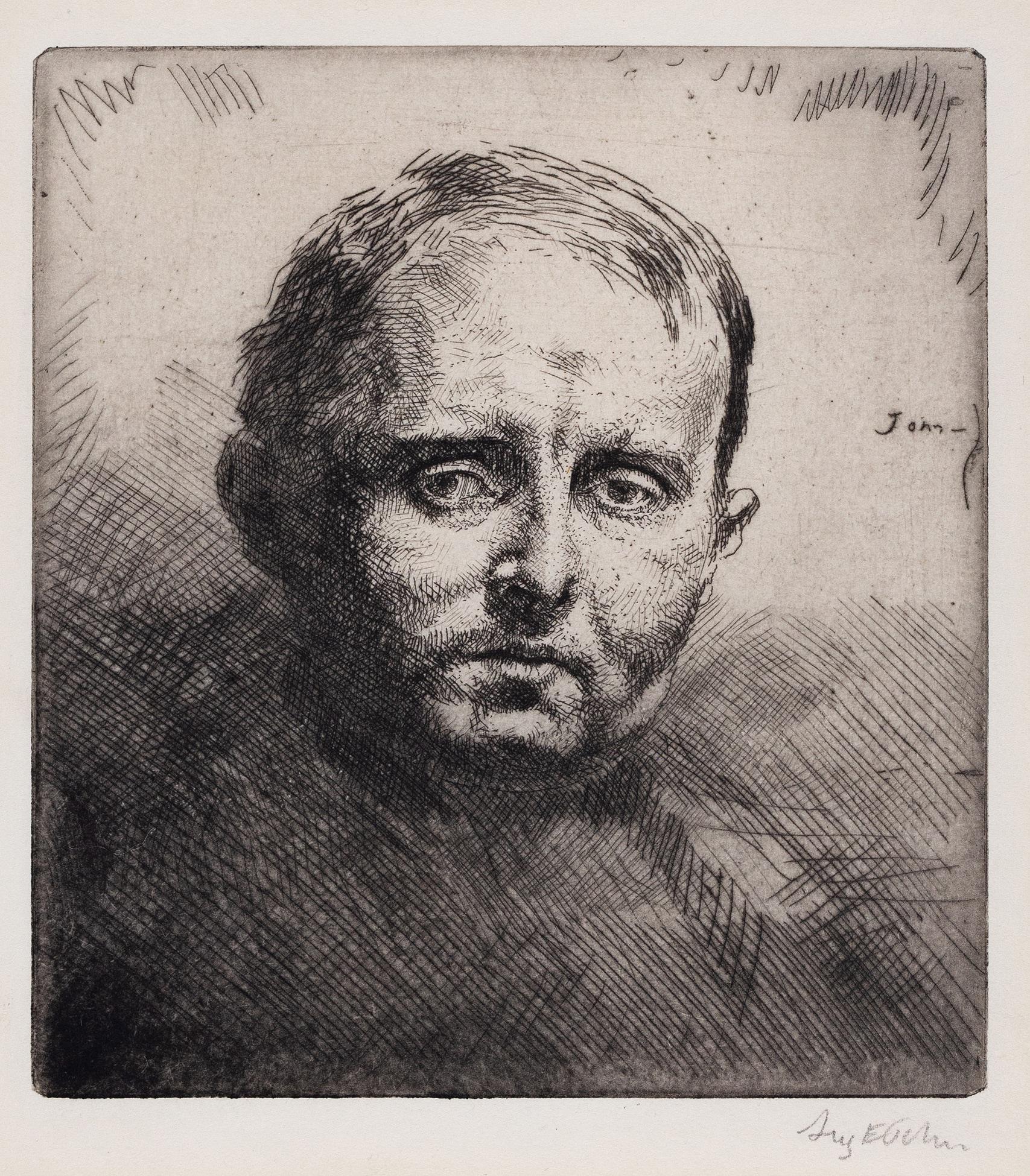 John O.M. R.A., Augustus (1878 – 1961) – ‘Head of Stephen Granger ...